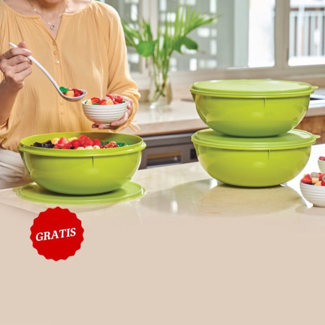 Jual Tupperware Promo - Fix N Mix 6.5L Hijau ( Harga 1 Pcs Yah Kakak ...