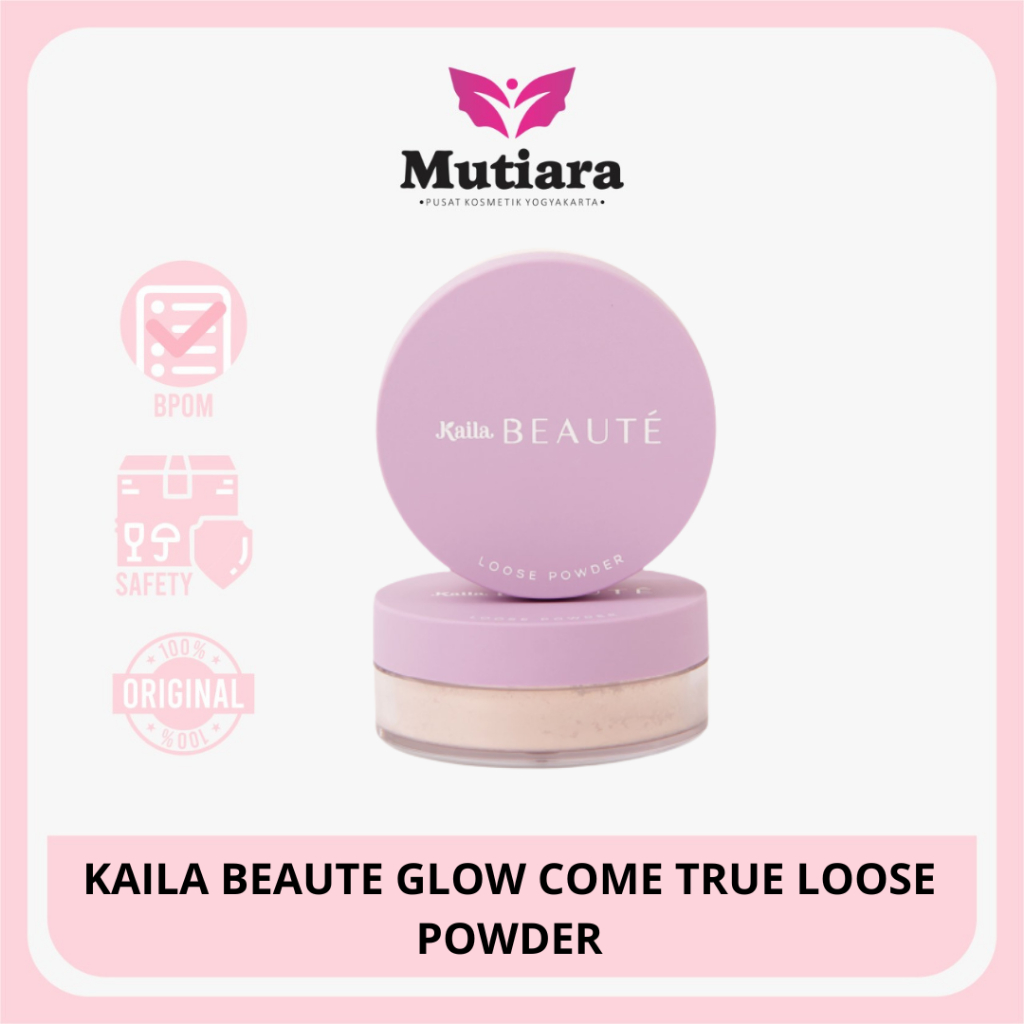 Jual KAILA BEAUTE GLOW COME TRUE LOOSE POWDER | Shopee Indonesia