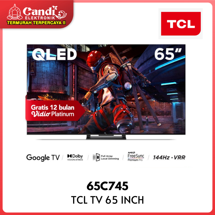 Jual TCL QLED 4K UHD Google TV 65 Inch 65C745 | Shopee Indonesia