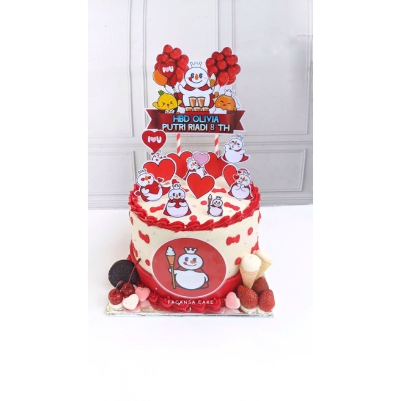 Jual Topper mixue ice cream birthday cake | Shopee Indonesia
