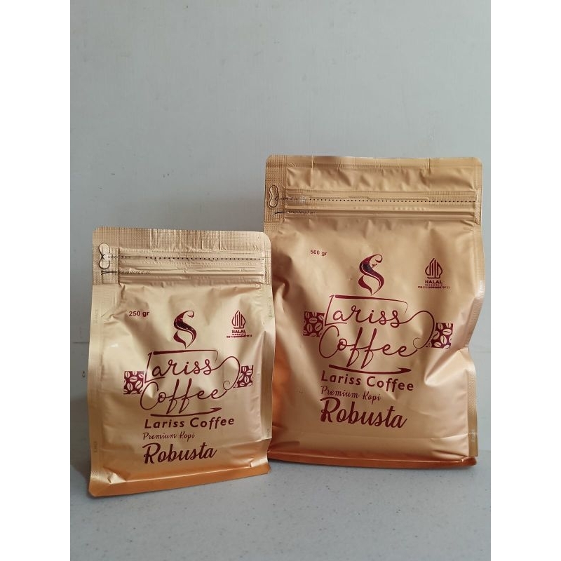 Jual Kopi Bubuk Premium Robusta Lariss Coffee 250 gr | Shopee Indonesia