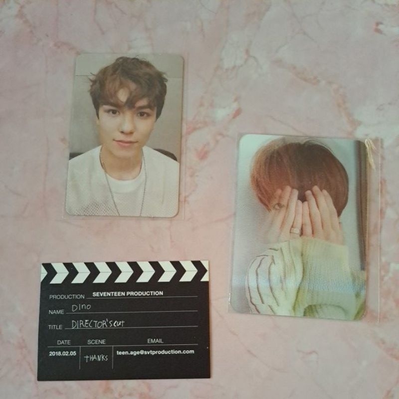 Jual Seventeen Directors Cut plot photocard lenti business card ...