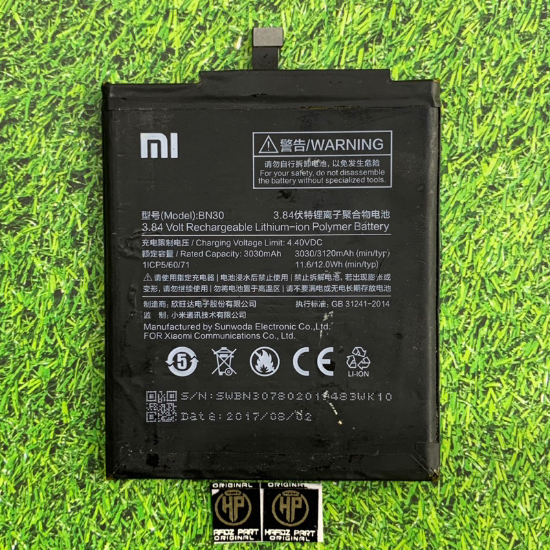 Jual Baterai Batre Batu Battery BN30 Xiaomi Redmi 4A BN30 Original Copotan | Shopee Indonesia