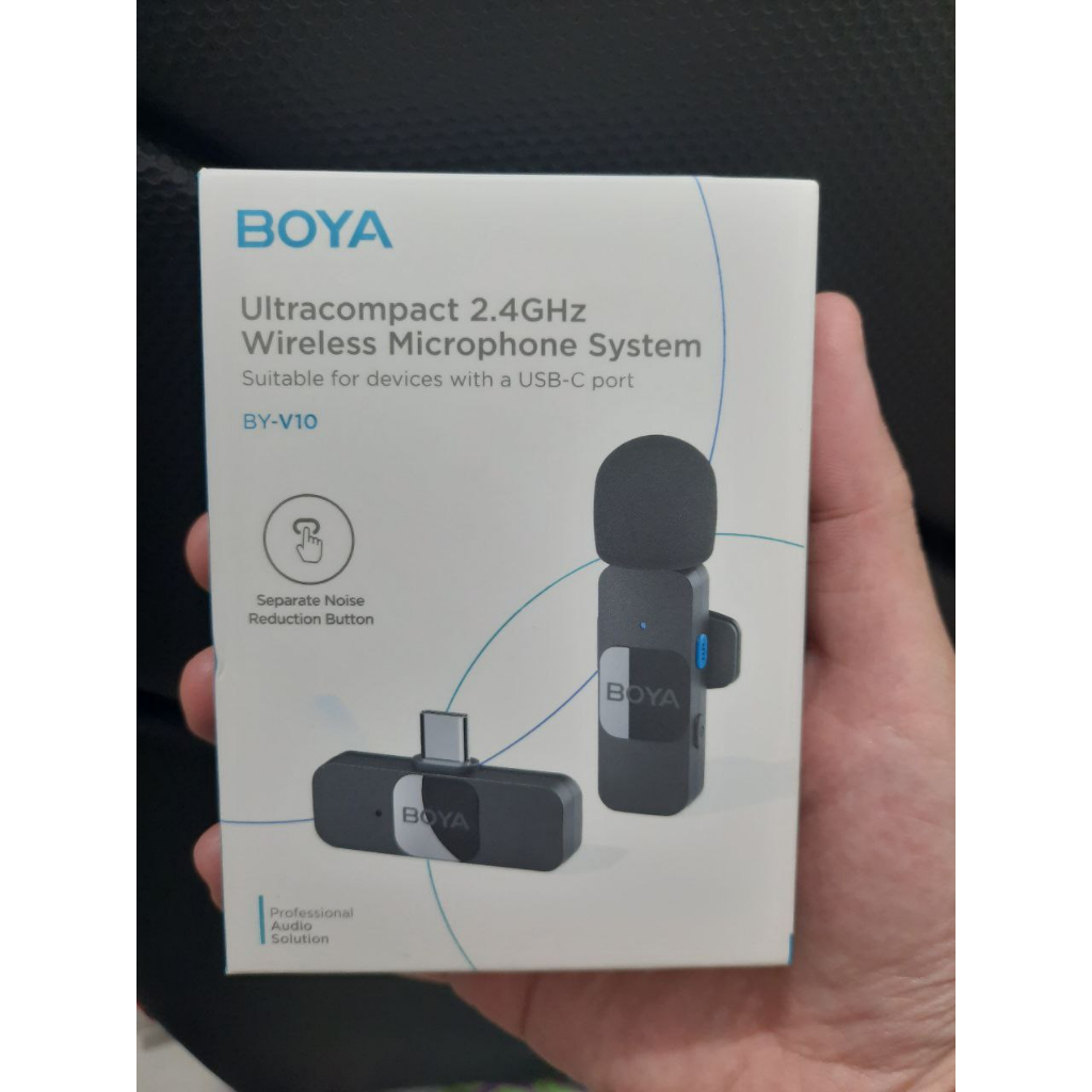 Jual BOYA V10 Wireless Microphone For Android with USB-C - V10 | Shopee Indonesia