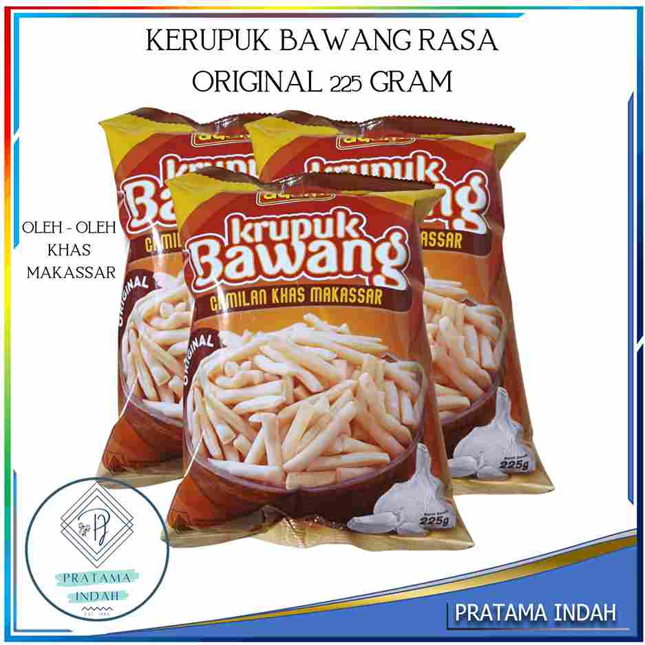 Jual KERUPUK BAWANG ORIGINAL CAP AYAM 225 GR OLEH OLEH KHAS MAKASSAR ...