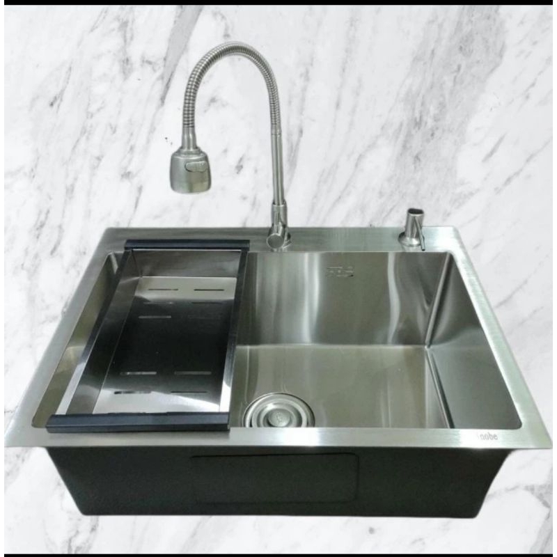 Jual Paket Lengkap Kitchen Sink Inobe 6045 Stainless Paket kran ...
