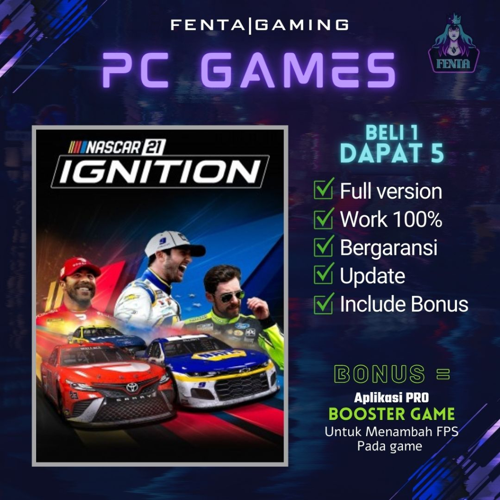 Jual NASCAR 21 IGNITION CHAMPIONS EDITION - GAME PC - GAME LAPTOP ...