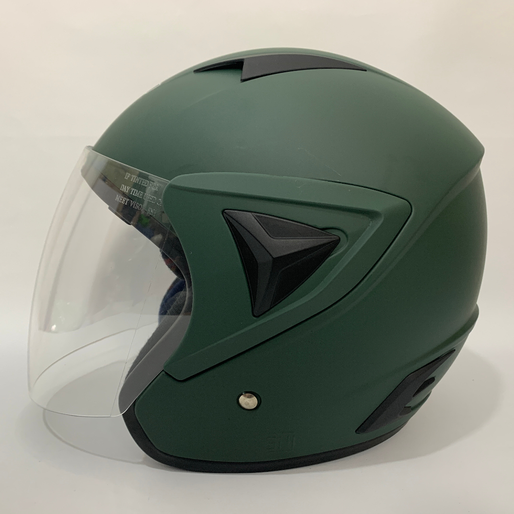 Jual Helm JP13 Hijau Army Doff Polos Solid - Helmet SNI Dewasa BXP ...