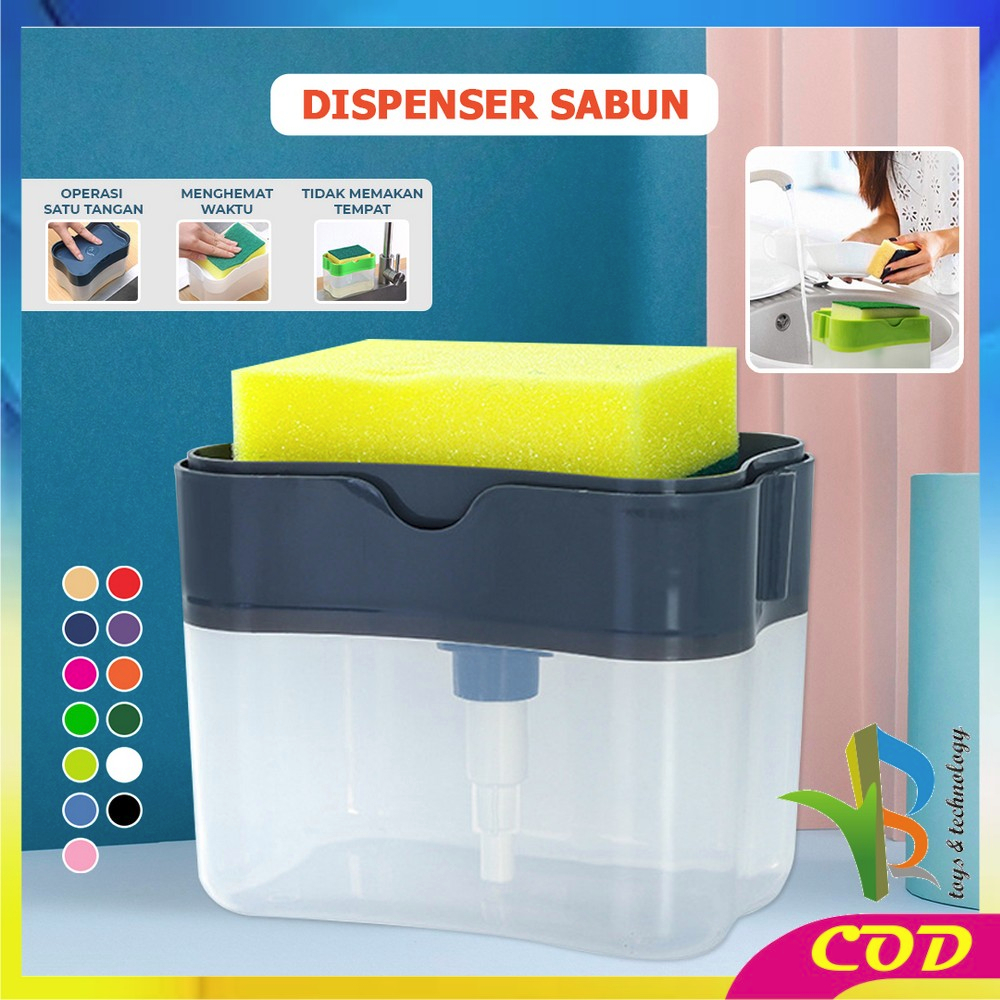 Jual RB-C421 Dispenser Sabun & Holder Spons Cuci Piring 2in1 ...