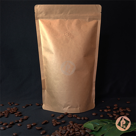Jual Kemasan Standing Pouch Coklat Craft 22 x 35cm | Kemasan Kopi ...