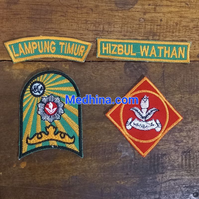Jual Atribut Seragam Hizbul Wathan HW Kwartir Wilayah Lampung bordir ...