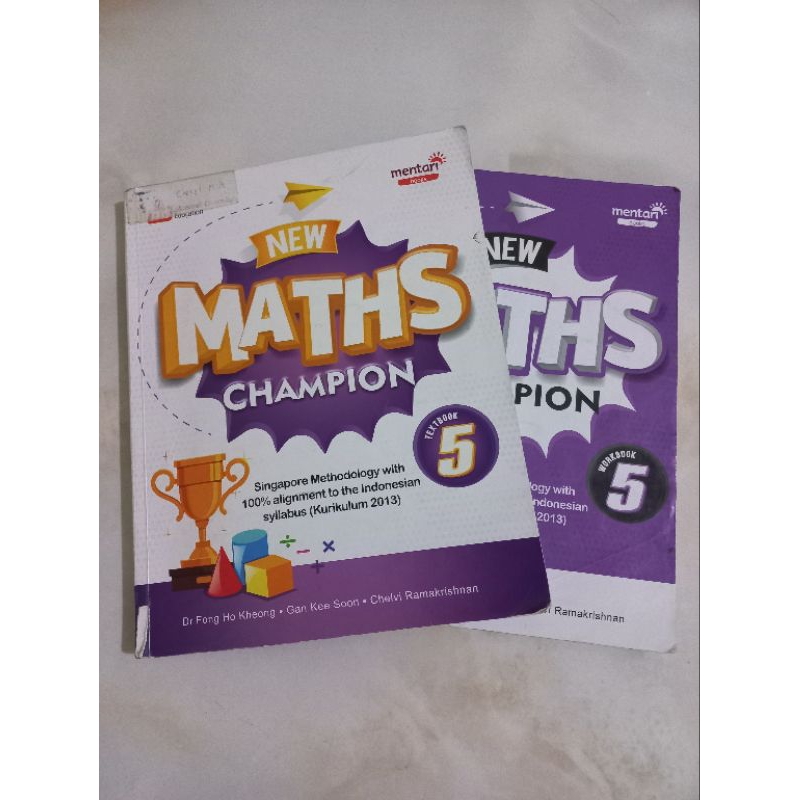Jual Buku Maths Champion 5 workbook/textbook SD Mentari Books | Shopee Indonesia