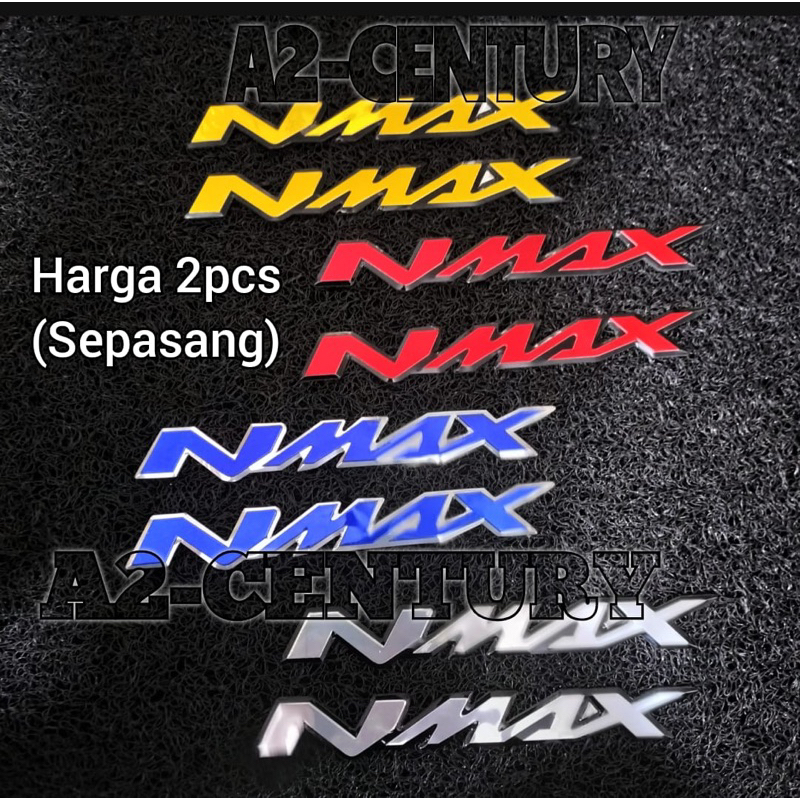 Jual 2PCS EMBLEM NMAX 3D LOGO NMAX EMBLEM MOTOR BUKAN STIKER ATAU ...