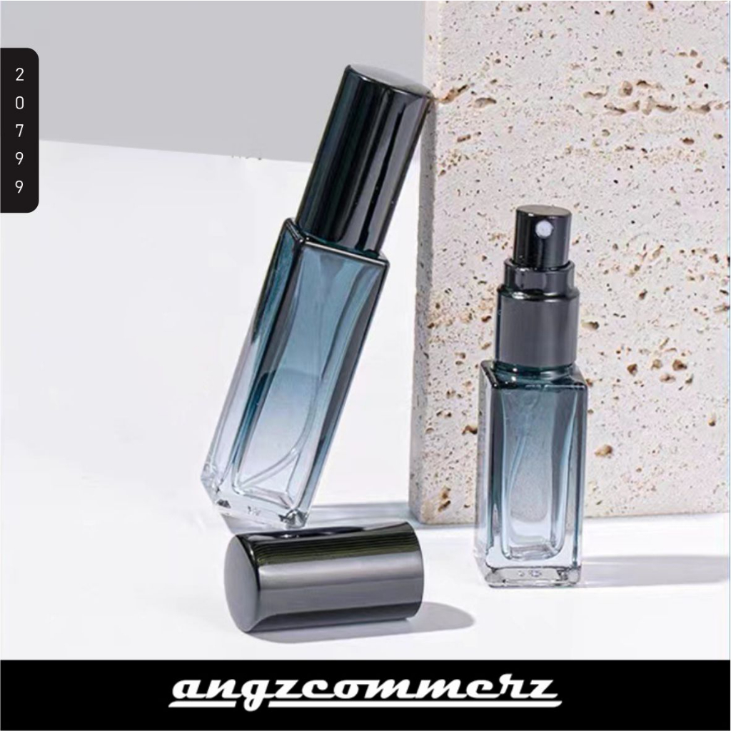 Jual Botol Parfum Kaca Refil Decant Mewah Gradien Hitam 1pcs | Shopee ...