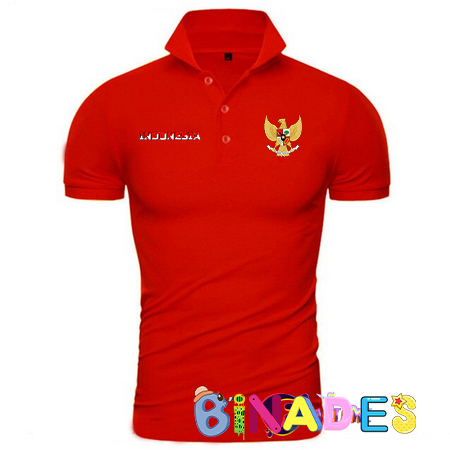 Jual BAJU KERAH MODEL POLO GARUDA - INDONESIA MERAH PUTIH BINADES ...