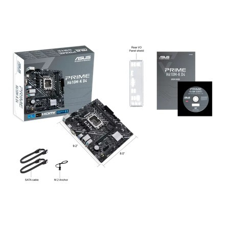 Jual Motherboard ASUS PRIME H610M-K D4 DDR4 (Intel LGA 1700, Gen12) | Shopee Indonesia