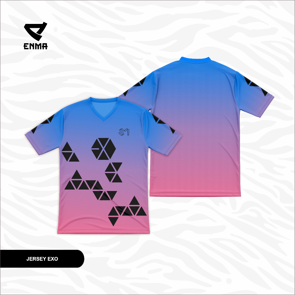 Jual ENMA Jersey Fan made KPOP - EXO VOL.2 Full Printing bisa tambah ...