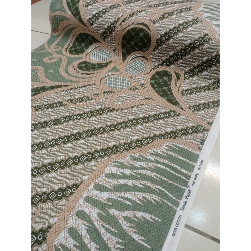 Jual Kain Batik Semir Putih (Ds.10.063). Bahan Batik Katun By Semir ...