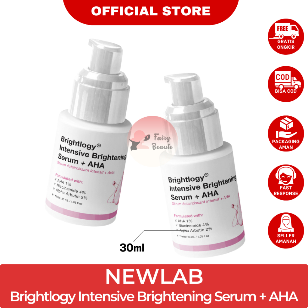 Jual NewLab New Lab Intensive Brightening Serum + AHA | Shopee Indonesia