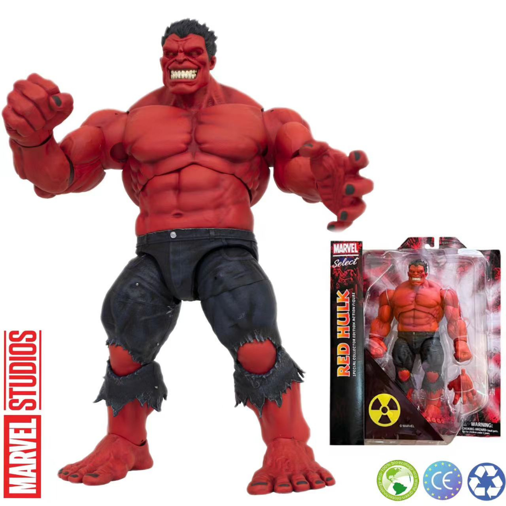 Jual DIAMOND SELECT TOYS Marvel Select: RED HULK Action Figure | Shopee ...
