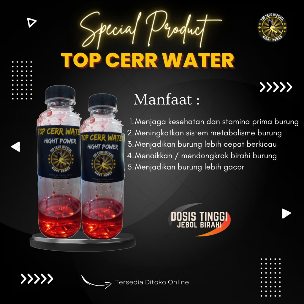 Jual Top Cerr Water Multivitamin Minuman Pleci Doping Pleci Doping ...