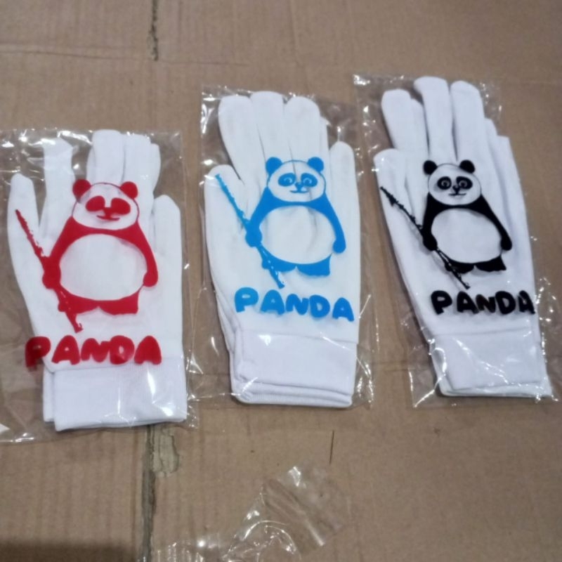Jual sarung tangan putih polos sarung tangan panda paskibra paskibraka ...