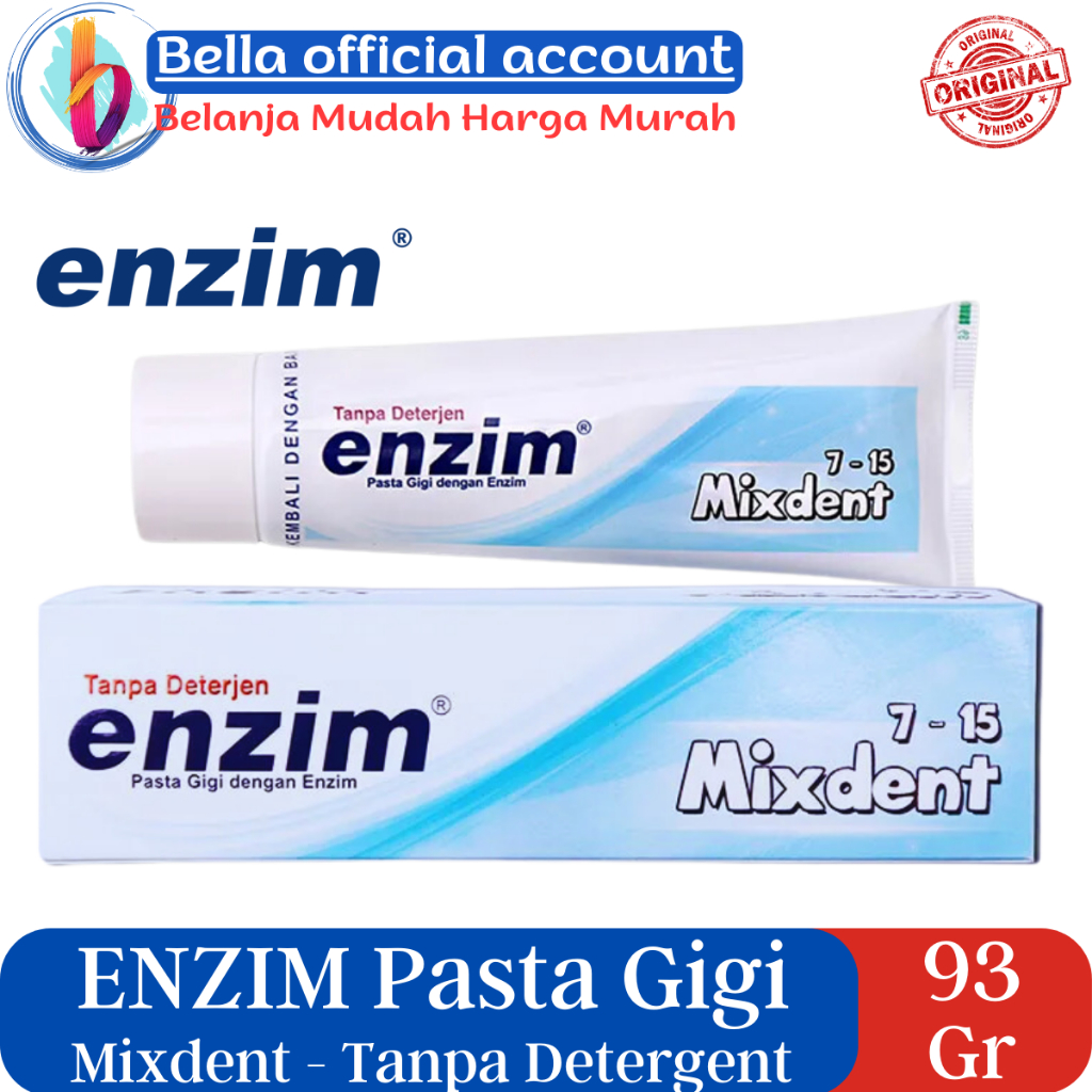 Jual Enzim Mixdent Pasta Gigi 93 gr / 7 Tahun Ke Atas | Shopee Indonesia