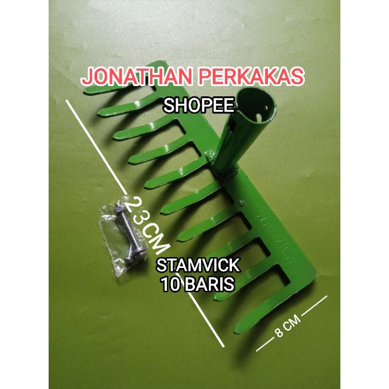 Jual garukan besi stamvick 10baris | Shopee Indonesia