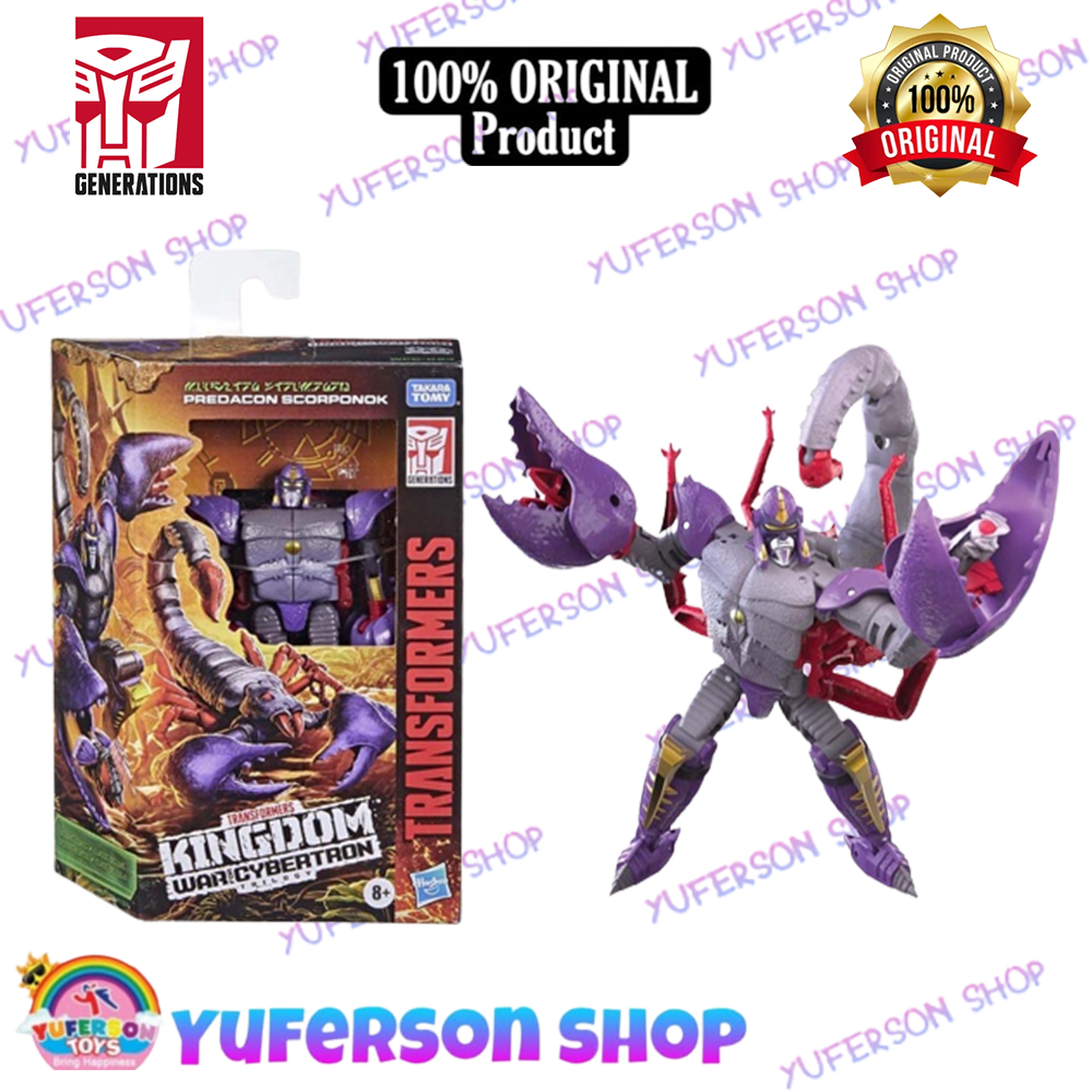 Jual Transformers Toys WFC: Kingdom Deluxe Predacon Scorponok TFOF0677 ...
