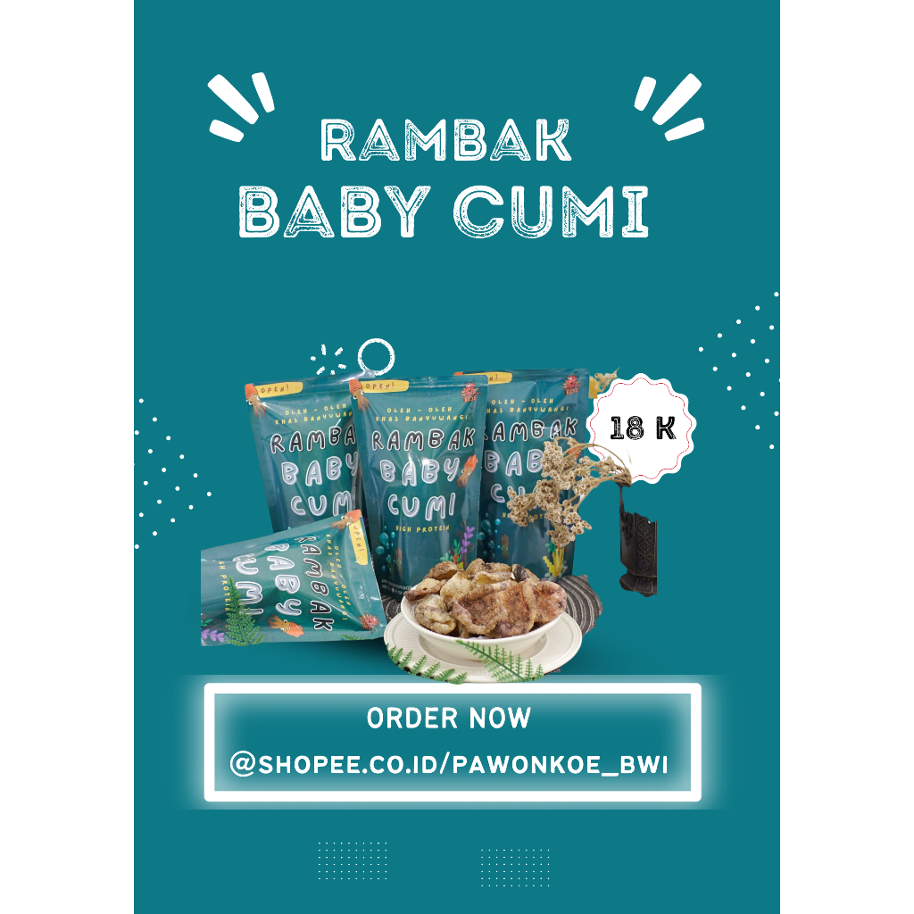 Jual Pawonkoe Rambak cumi original 45 gram oleh-oleh khas Banyuwangi ...