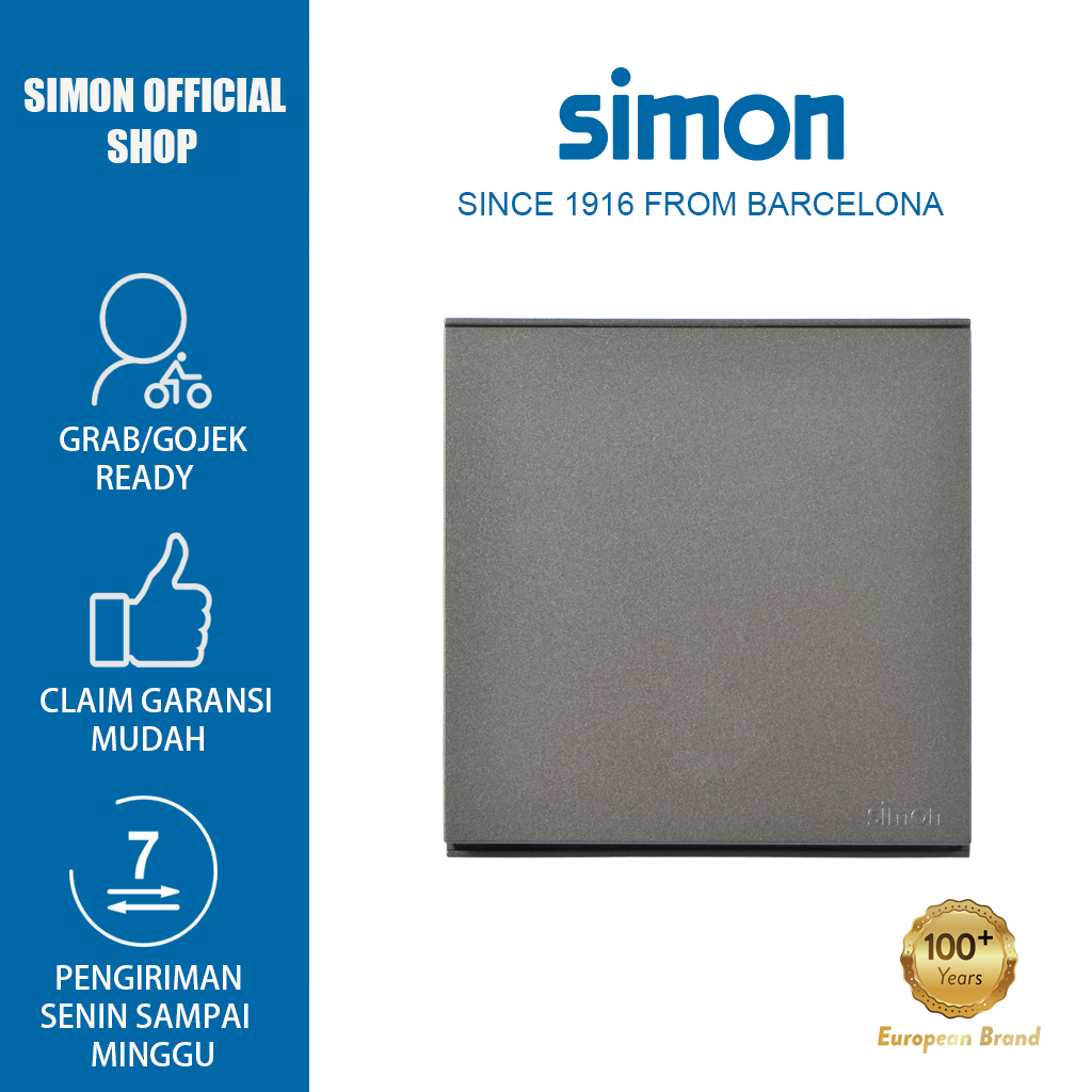 Jual Simon - Saklar E6 Series Switch And Socket Gray | Shopee Indonesia