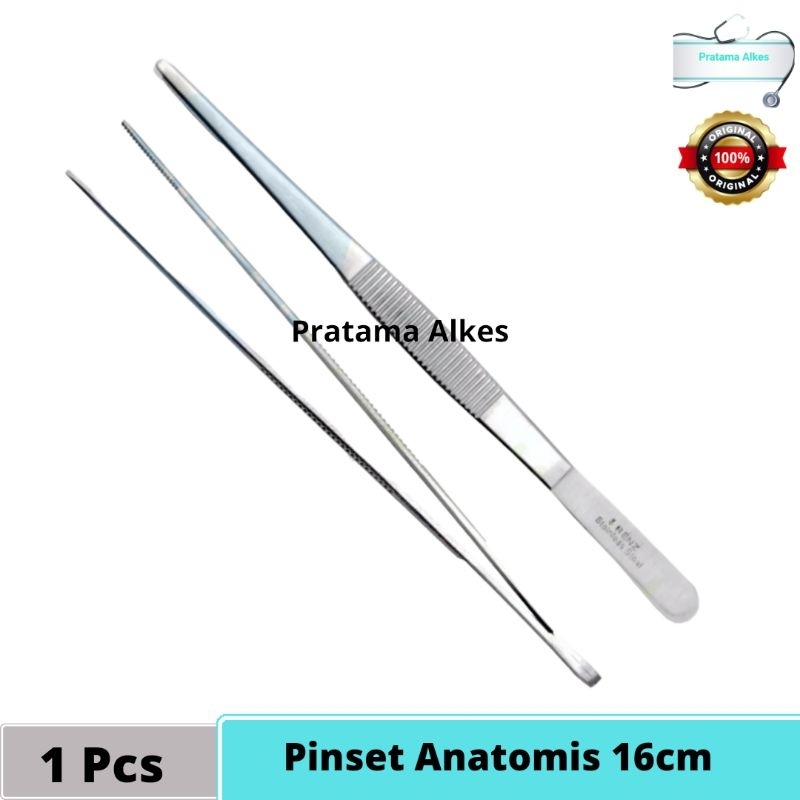 Jual Pinset Anatomis / Sirugis 16cm Renz / pincet anatomis renz 16 cm ...
