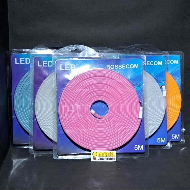 Jual Lampu Neon Flex LED 12 V DC 5 M / Selang flexible strip light ...