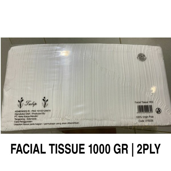 Jual Tissue Facial Tulip 1 kg - Tissue Muka - Wajah Tulip 1 kg Premium ...