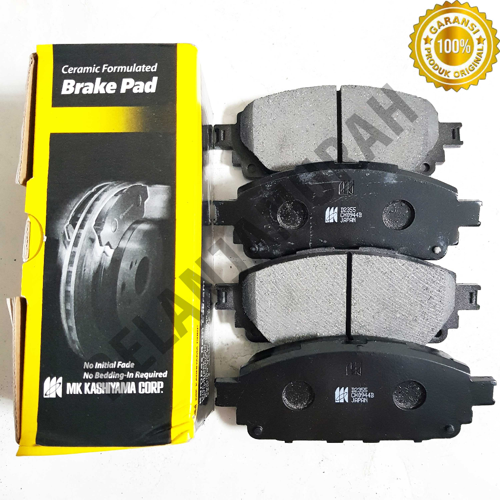 Jual Brake Pad / Kampas Rem Depan Toyota Innova Reborn MK Kashiyama Kuning 100% Asli D2355 ...