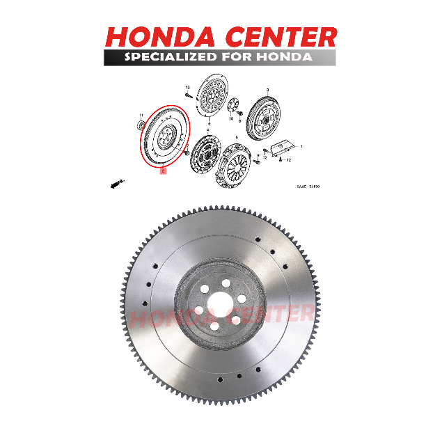 Jual Flywheel Roda Gila Fly Wheel Jazz Gd3 City Gd8 2003 2004 2005 2006 ...