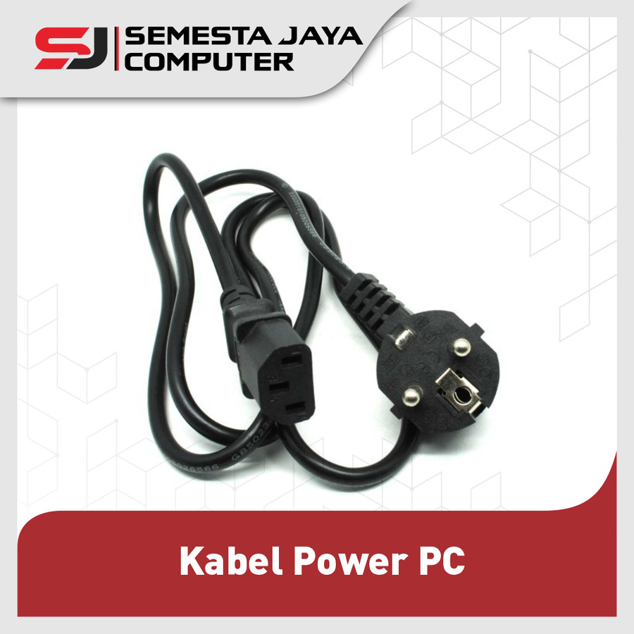 Jual Kabel Power Supply PC Komputer CPU UPS Adaptor Monitor 3 Lubang ...