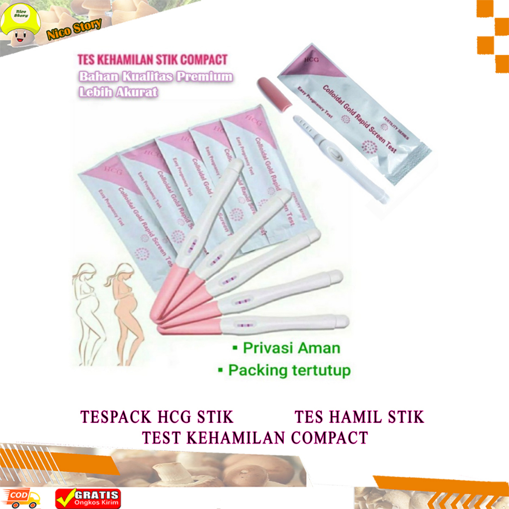 Jual (NCS) TestPack COLLOIDAL Stik Compact HCG Test Pack Tespek Alat ...