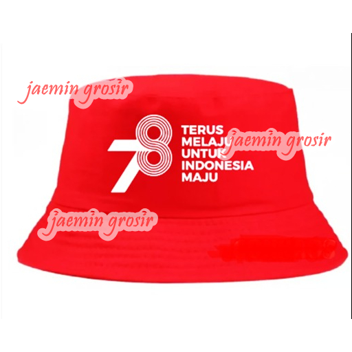 Jual TOPI BUCKET HAT DISTRO 78 TAHUN INDONESIA 17 AGUSTUS MERDEKA ...