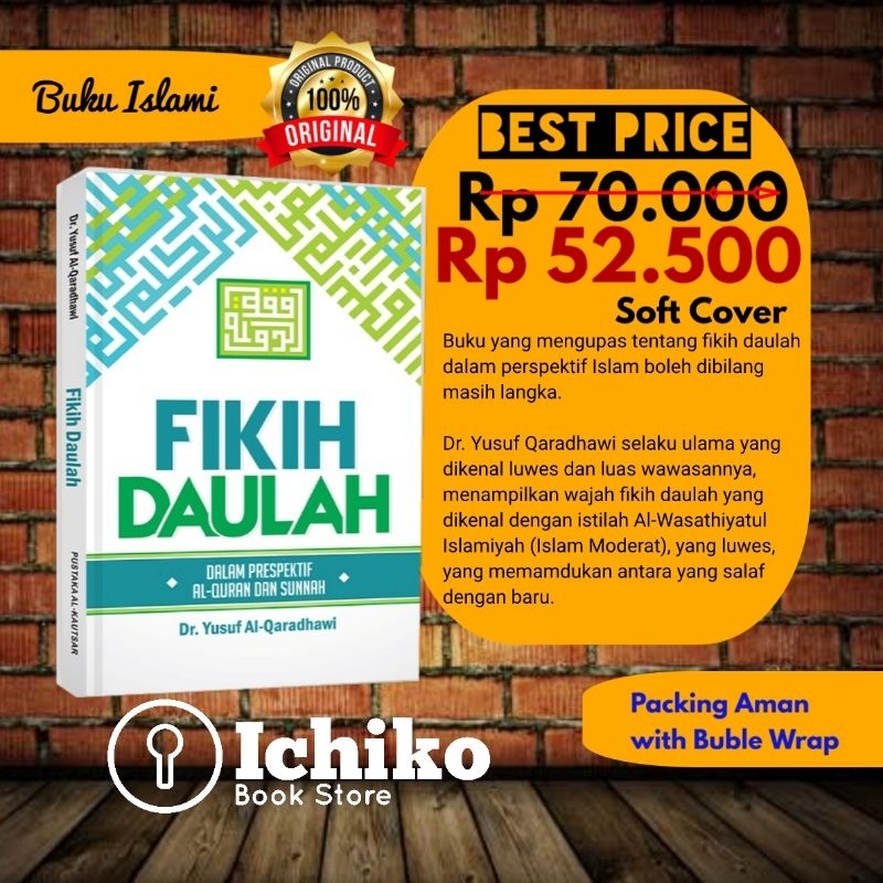 Jual Fikih Daulah / Buku Fiqih Dalam Perspektif Al Quran dan Sunnah by Dr Yusuf Qaradhawi / Al ...