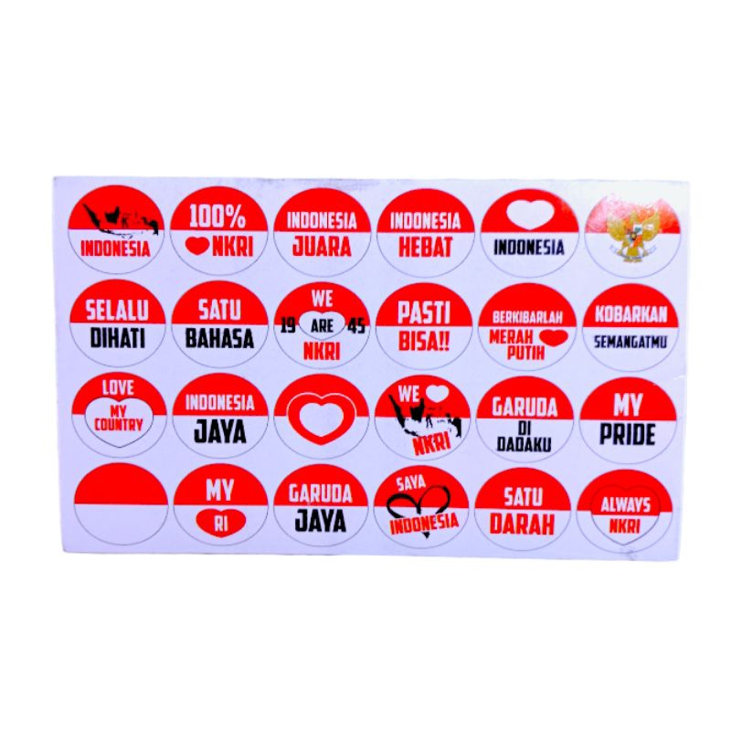 Jual STIKER BENDERA INDONESIA / STIKER INDONESIA / STIKER MERAH PUTIH ...