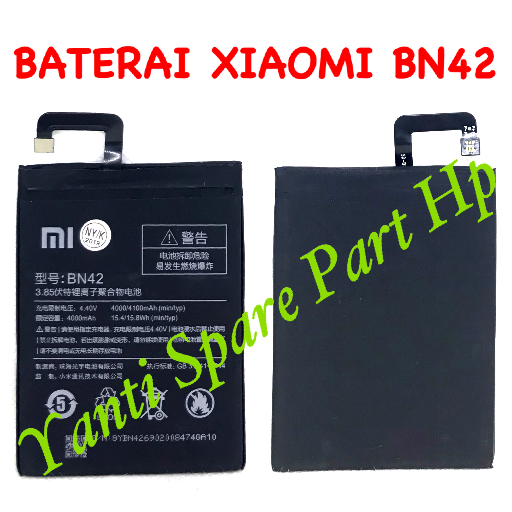 Jual Baterai Xiaomi Redmi 4 BN42 Original New | Shopee Indonesia