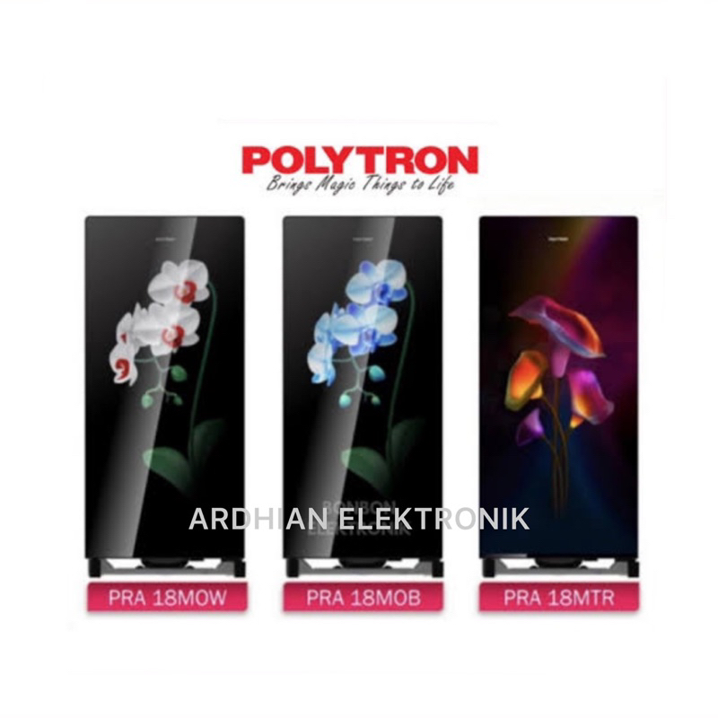 Jual KULKAS POLYTRON PRA 18 MOB / MOW 1 Pintu 180 Liter | Shopee Indonesia