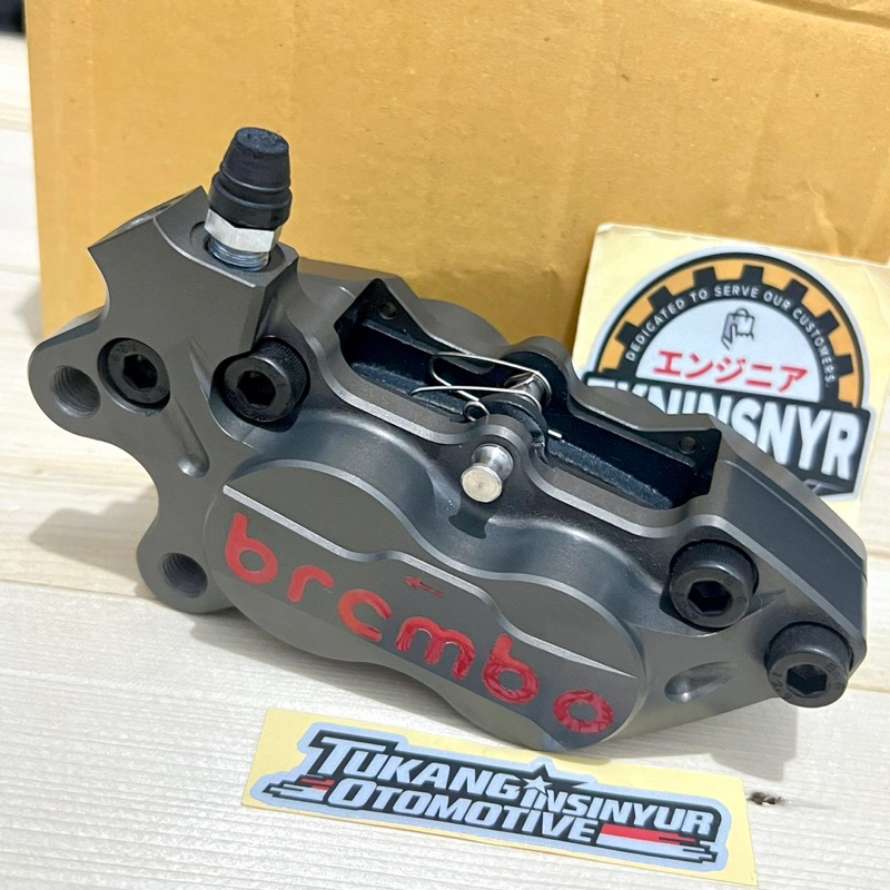 Jual Kaliper Brembo 4 Piston Kiri Billet Grade A100 Thailand Universal | Shopee Indonesia