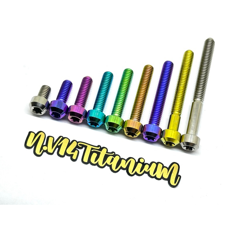 Jual BAUT TITANIUM M6 DRAT 10 SMALL HEAD | Shopee Indonesia