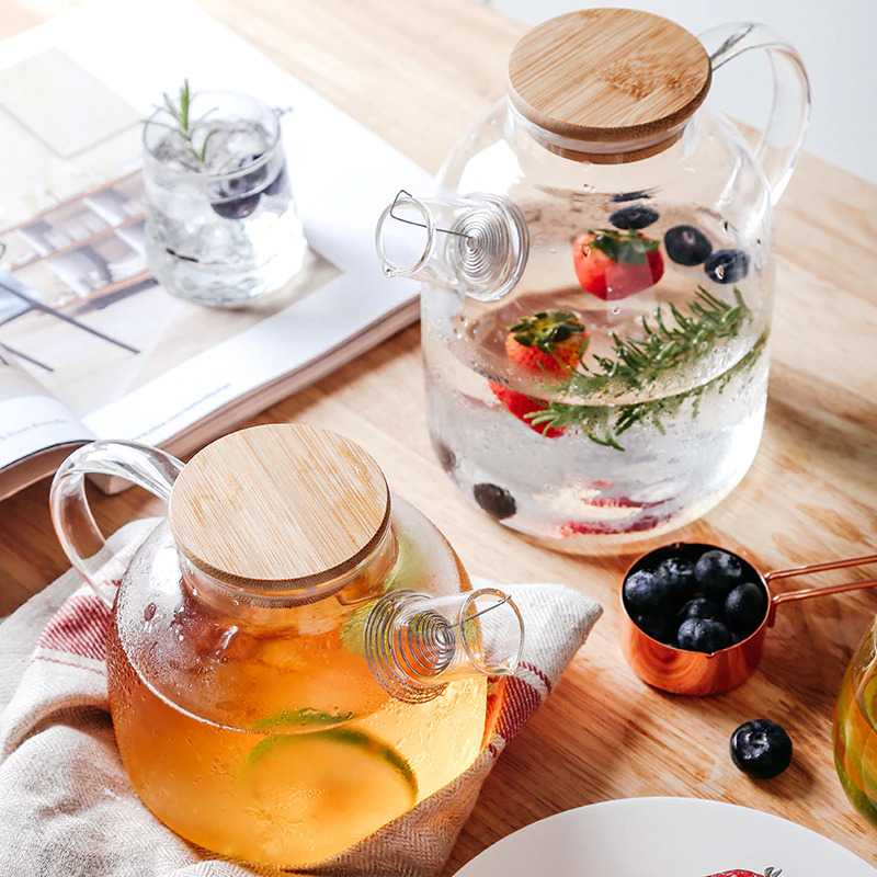 Jual One Two Cups Teko Pitcher Teh Chinese Teapot Maker Glass | Shopee Indonesia