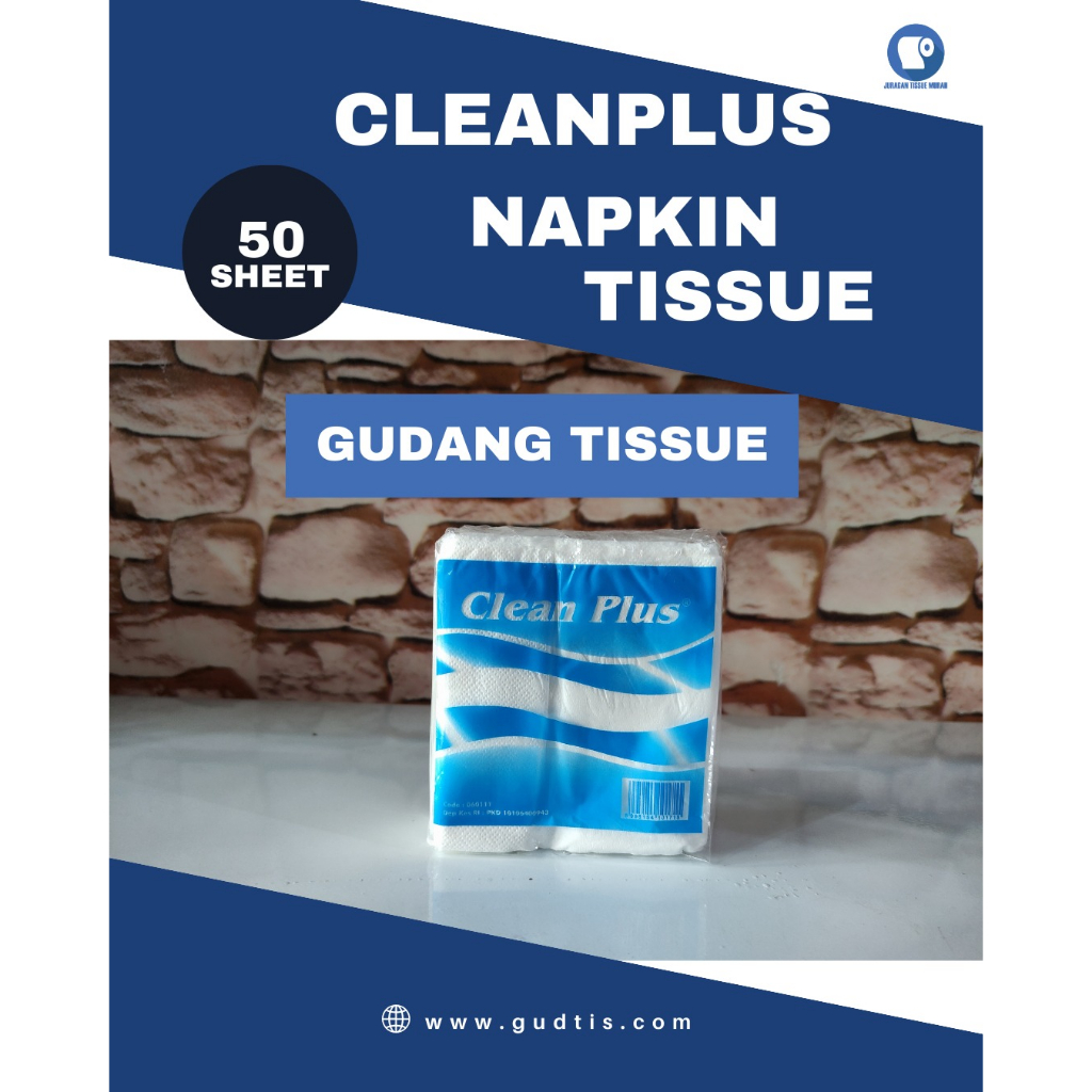 Jual Tisu makan Cleanplus - kemasaan 50 sheet - Tisu makan kecil | Shopee Indonesia