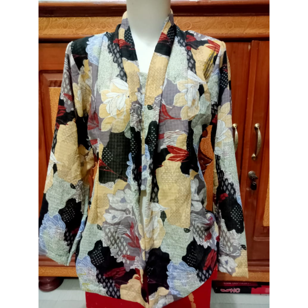 Jual kebaya kutubaru tradisional motif bunga terbaru 2023 kebaya kutu ...