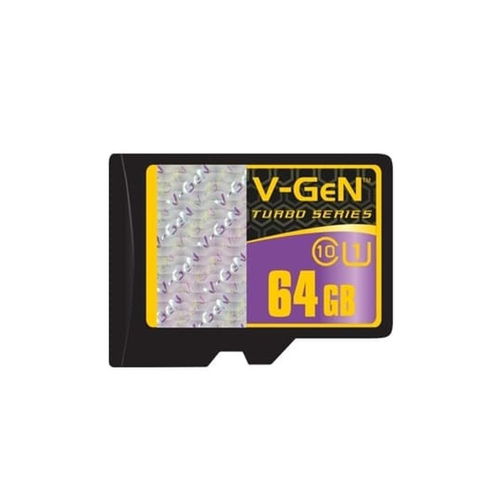 Jual VGEN Micro SD Card TF 64GB Class 10 Turbo V-GeN MicroSD | Shopee Indonesia