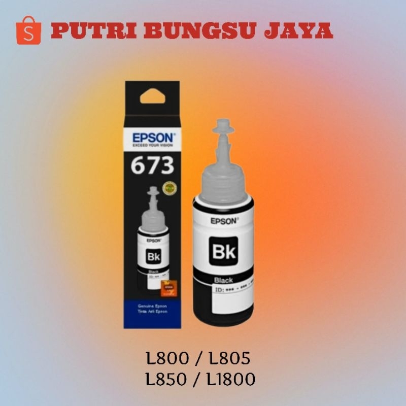 Jual Tinta Epson 673 Black + 673 Colour ( C, M, Y, LC, LM ) Original ...